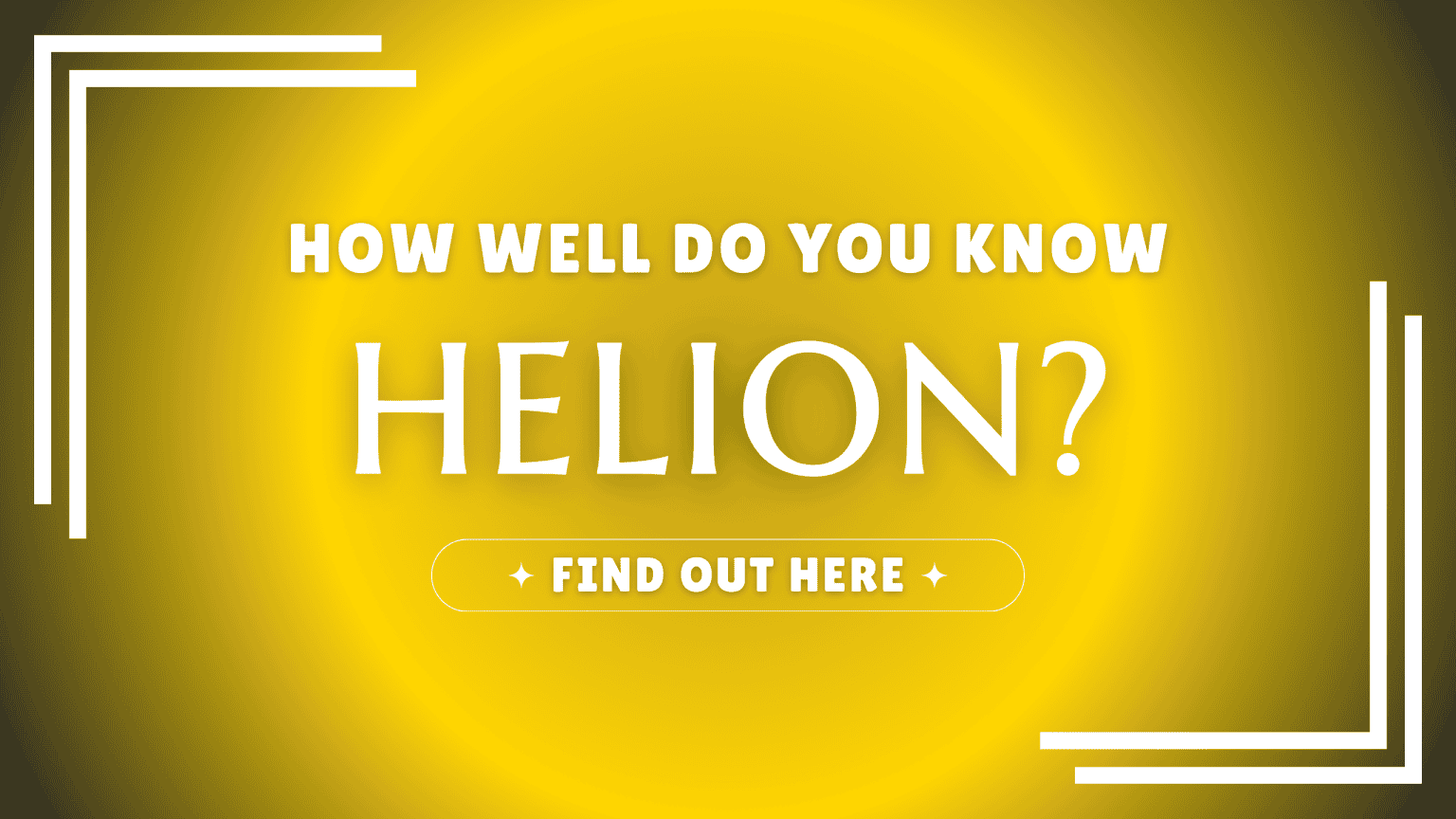 Helion Trivia Part One - Maasversity