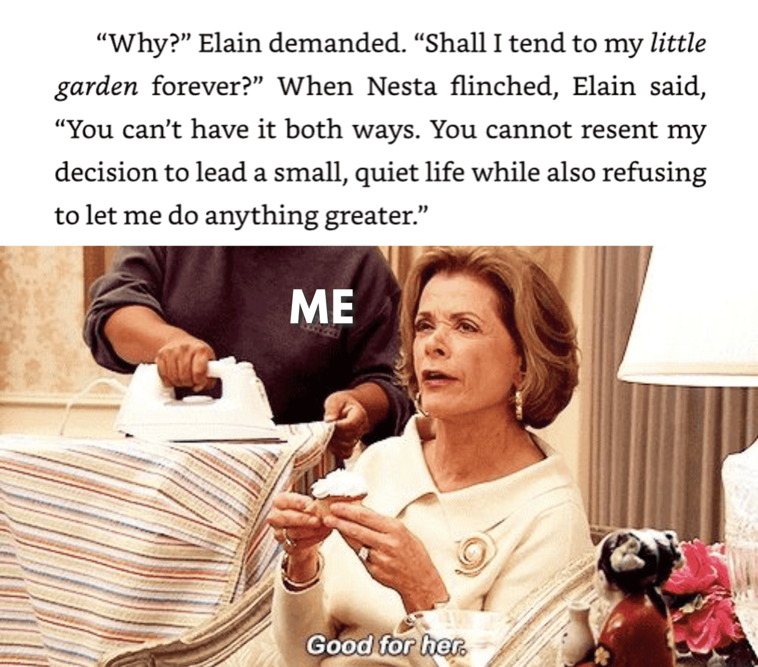 10 Elain Memes That Showcase Her Surprisingly Sassy Side - Maasversity