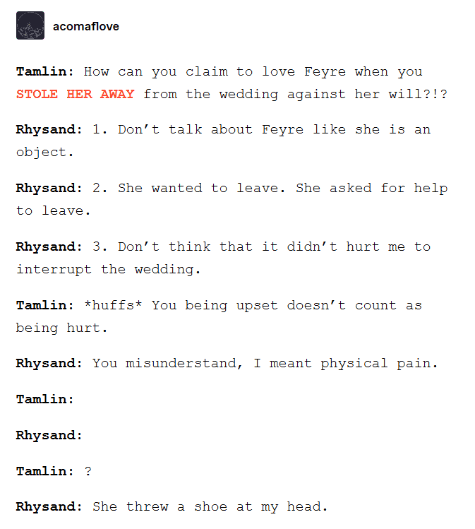 18 Incorrect ACOTAR Quotes That Are So Funny They Should Be Canon ...